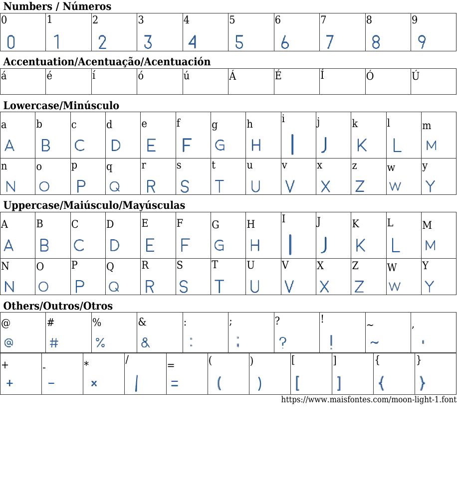 Moon Light Line: Free Font Download | MaisFontes