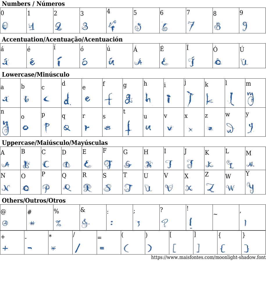 Moonlight Shadow: Baixar Fonte Grátis | MaisFontes