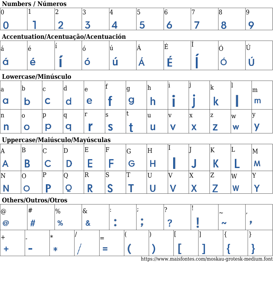 Moskau Grotesk Medium Font: Free Download | MaisFontes