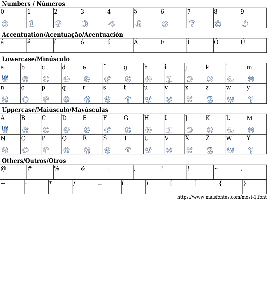 MOST: Free Font Download | MaisFontes