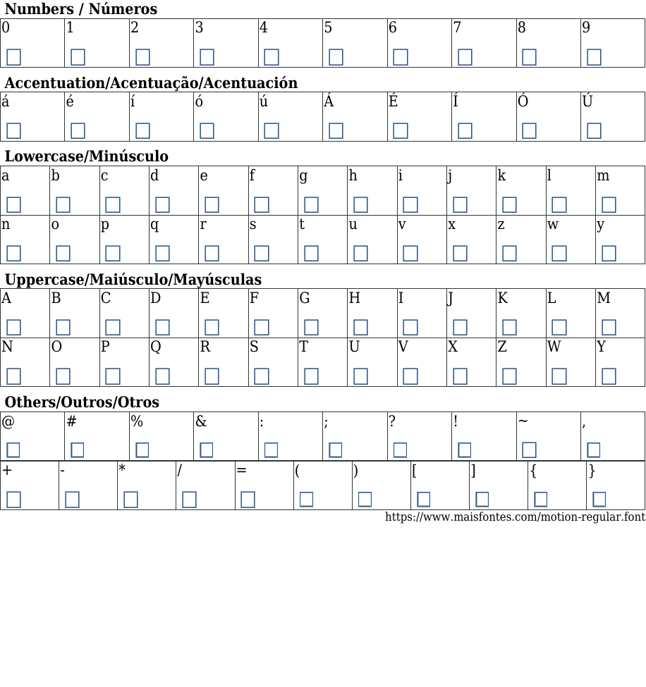 MOTION Regular: Descargar Fuente Gratis | MaisFontes