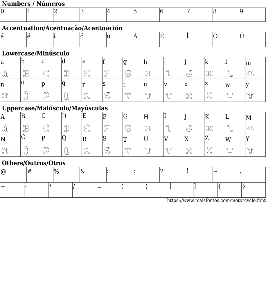 Motorcycle: Free Font Download | MaisFontes