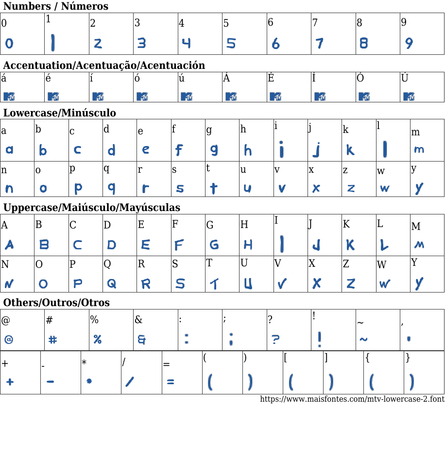 MTV Lowercase 2: Free Font Download | MaisFontes