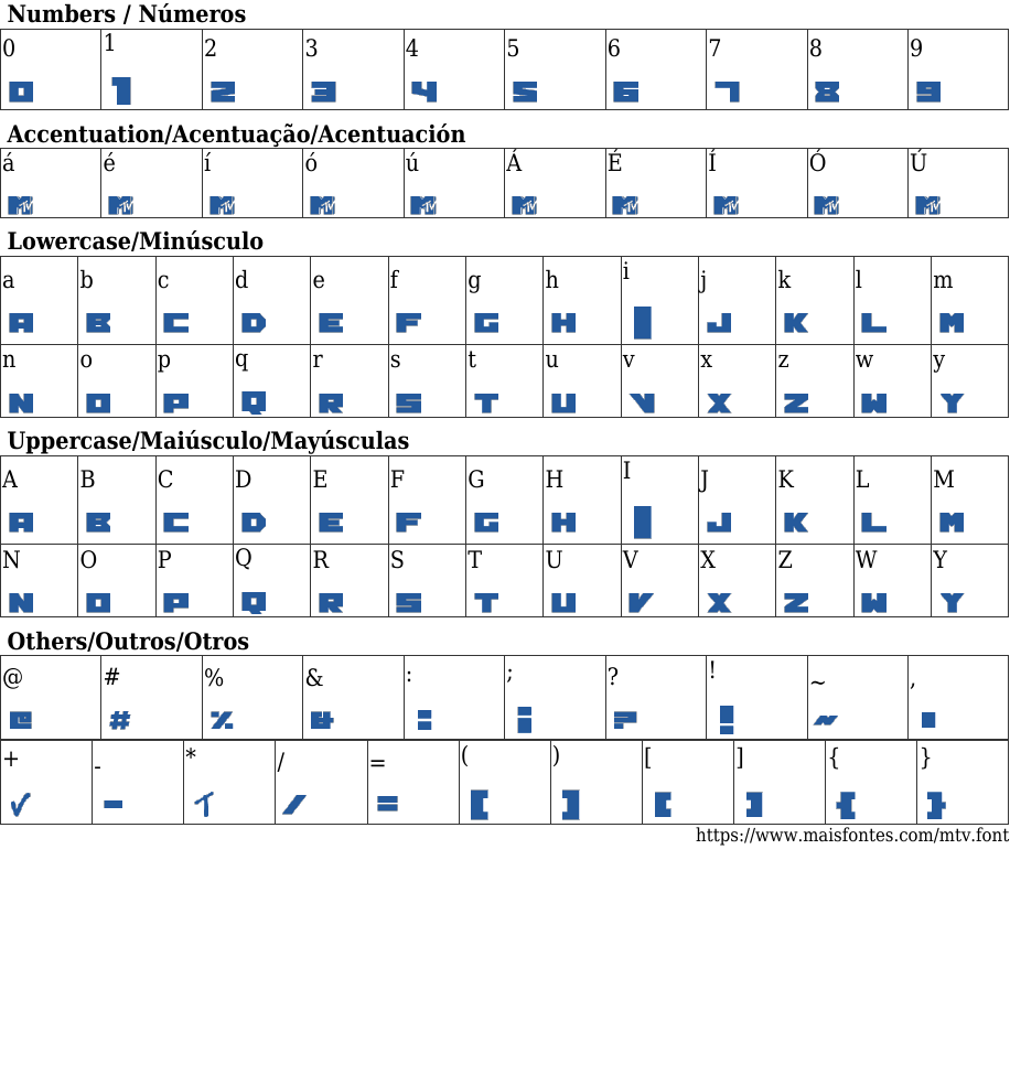 MTV: Free Font Download | MaisFontes