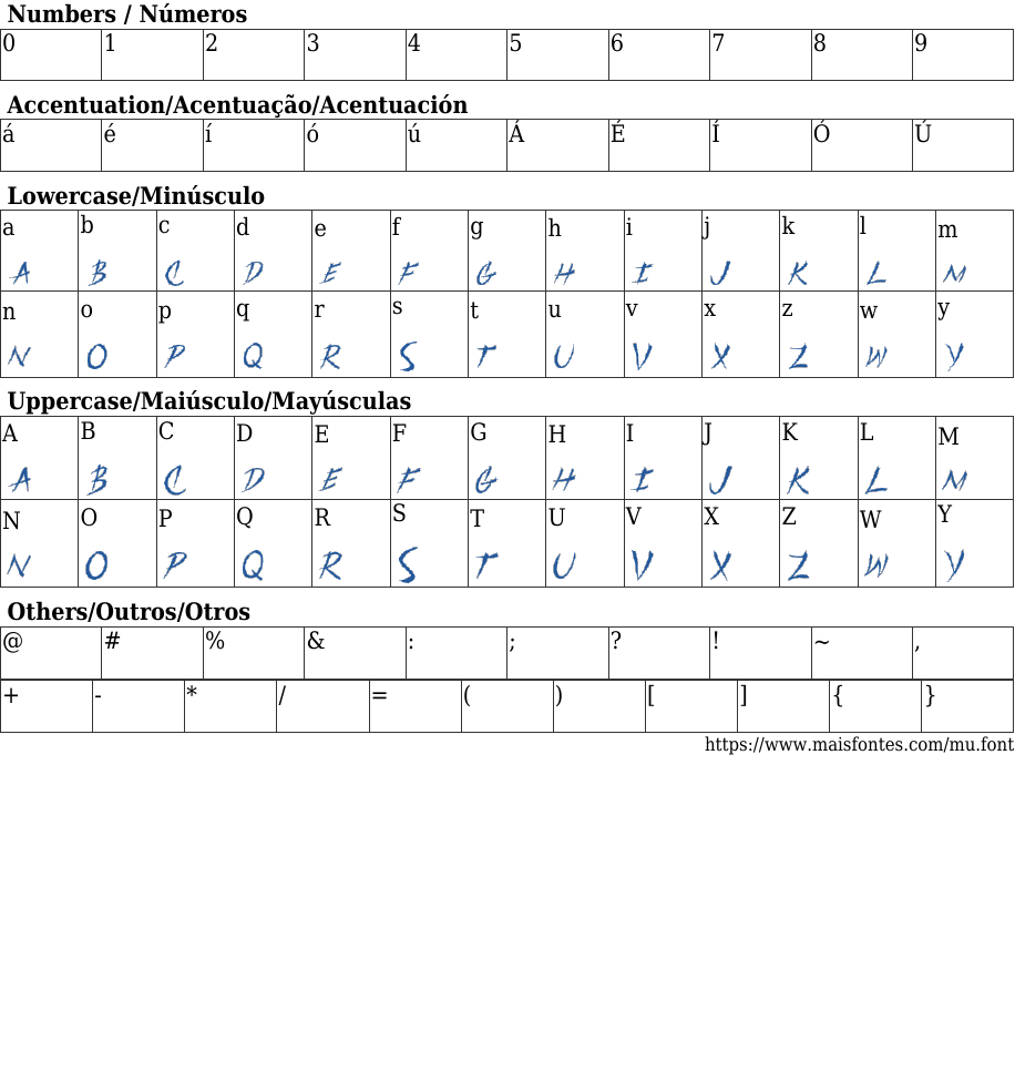 MU: Free Font Download | MaisFontes