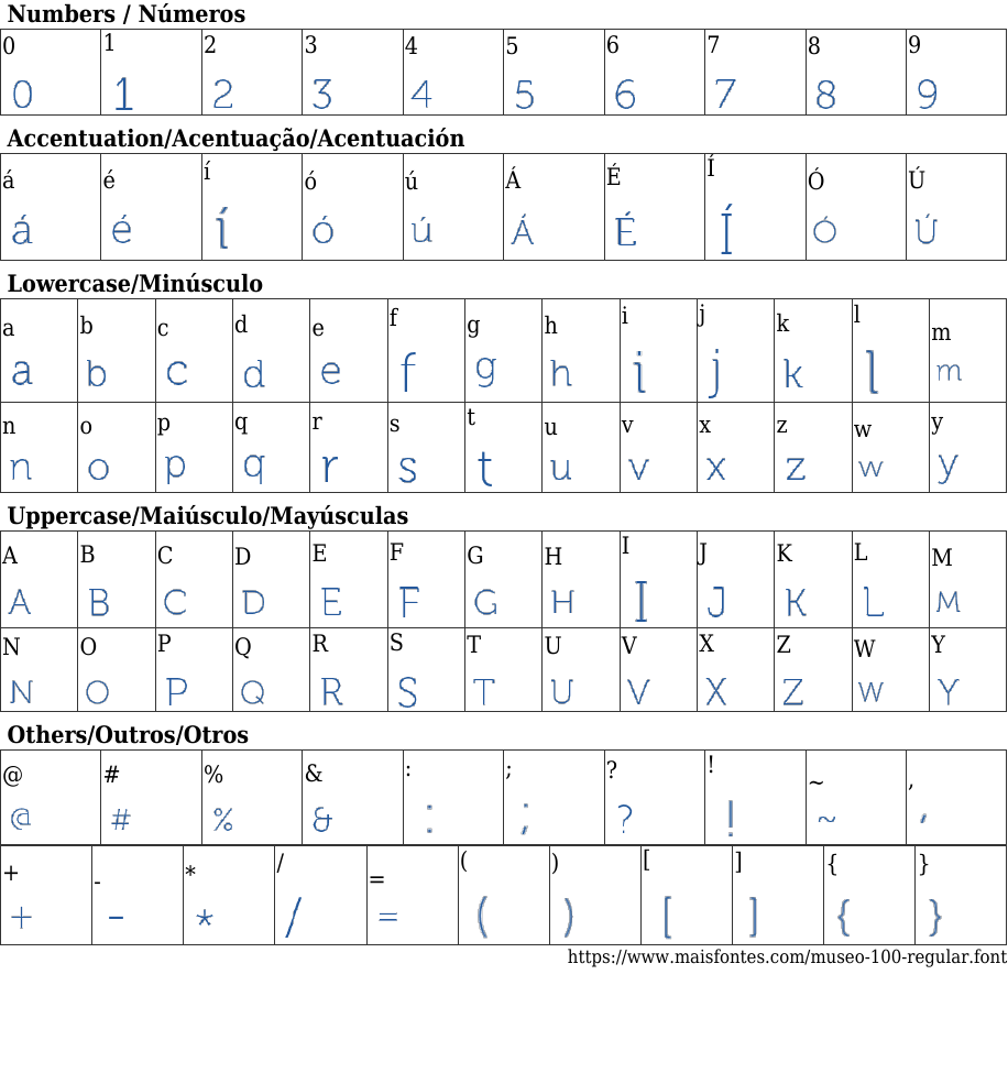 Museo 100 Regular: Baixar Fonte Grátis | MaisFontes