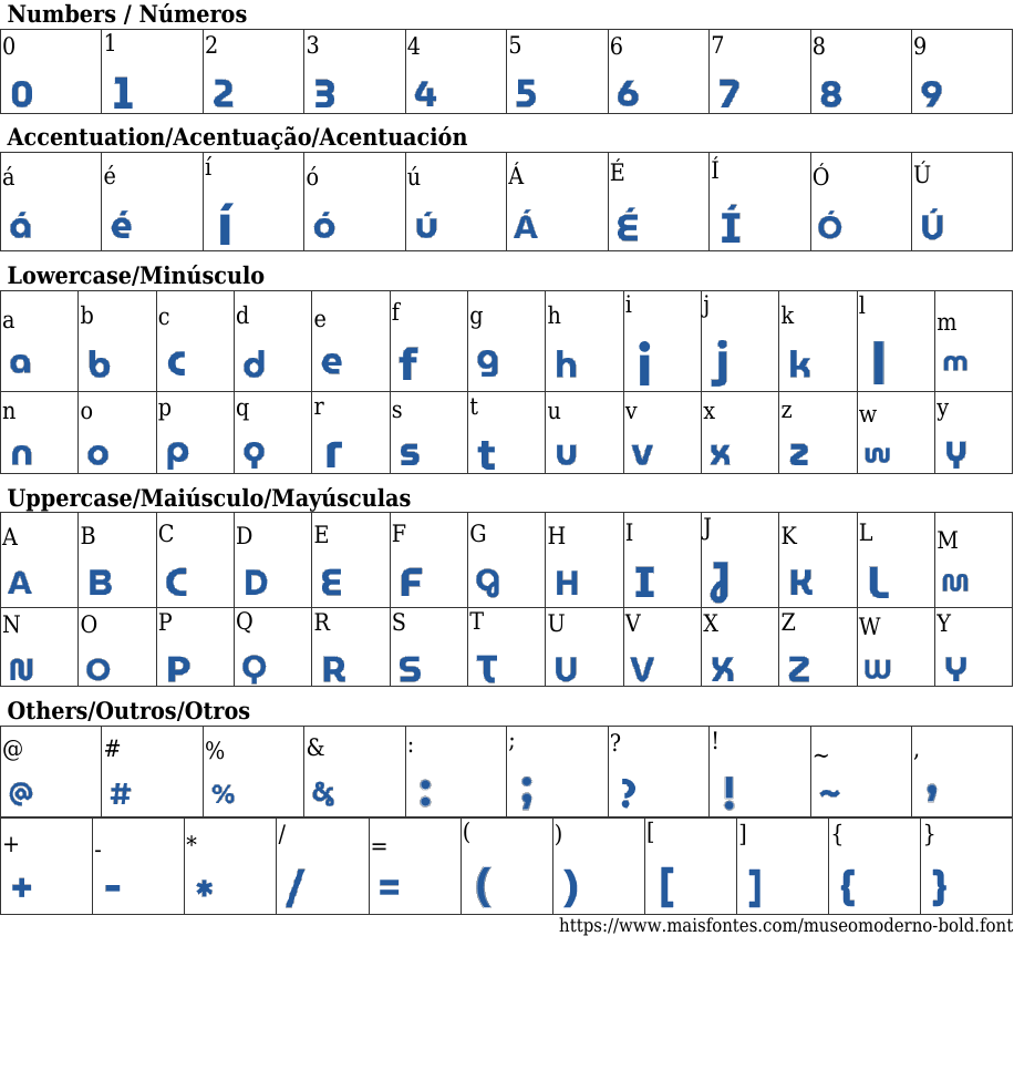 Museo Moderno Bold Font: Free Download | MaisFontes