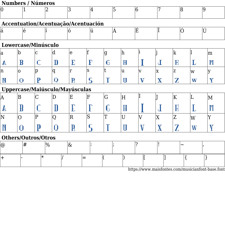 MusicianFont Base: Baixar Fonte Grátis | MaisFontes