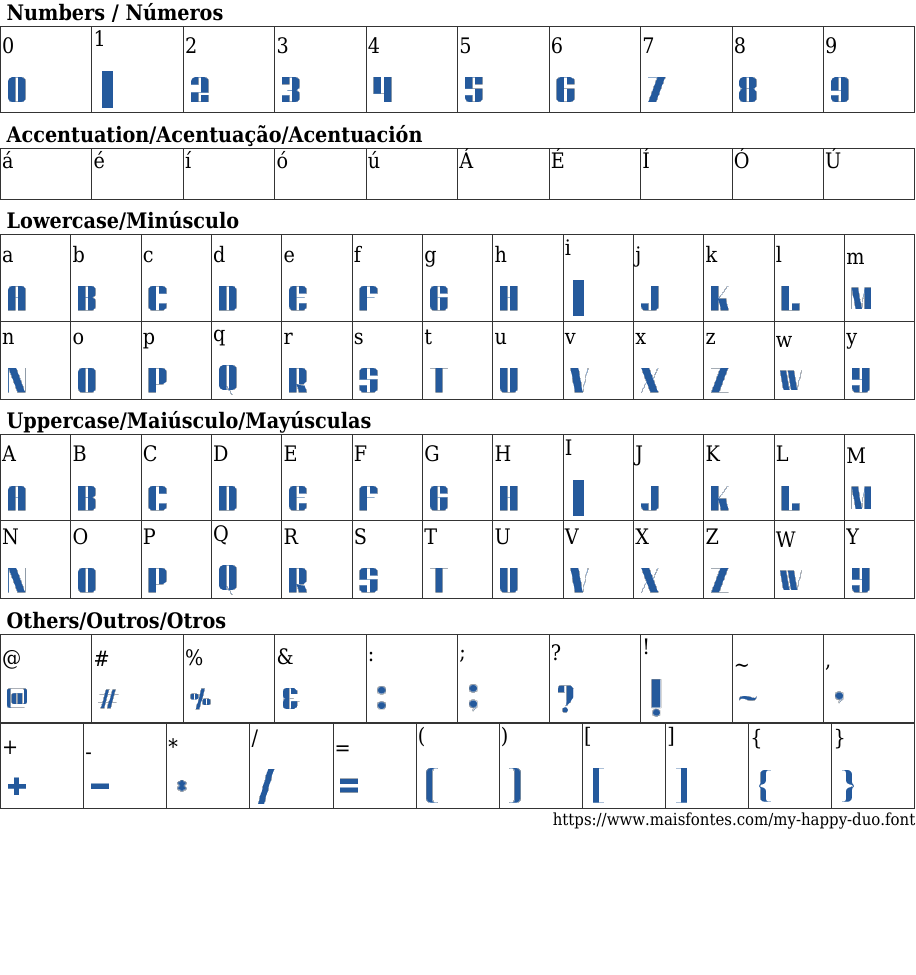 My Happy Duo: Baixar Fonte Grátis | MaisFontes