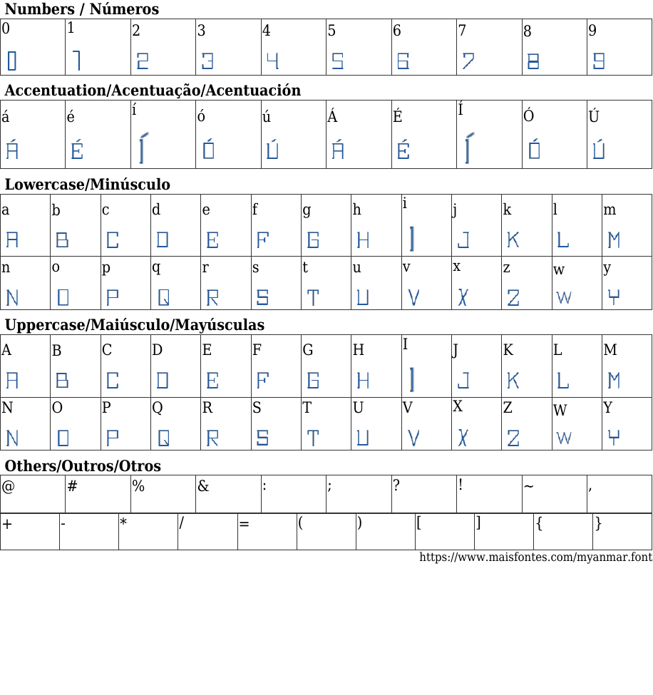 Myanmar Free Font Download Maisfontes