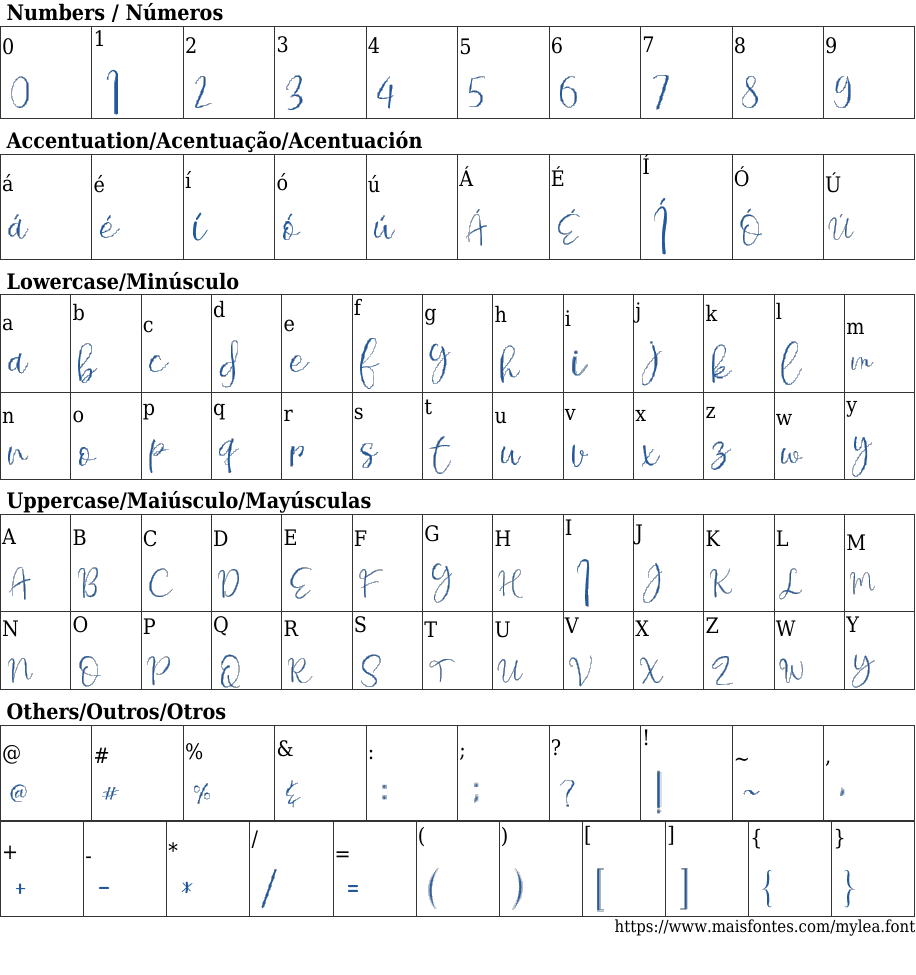 Mylea: Free Font Download | MaisFontes
