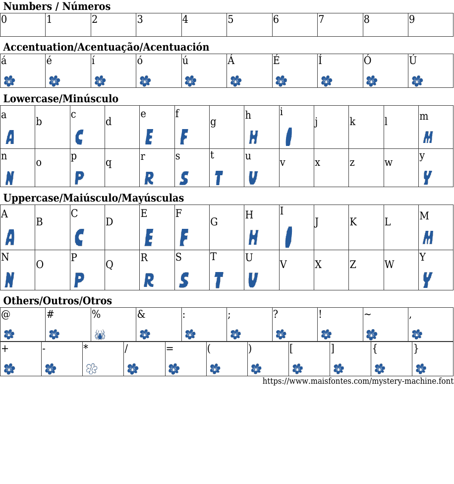 MYSTERY MACHINE: Free Font Download | MaisFontes