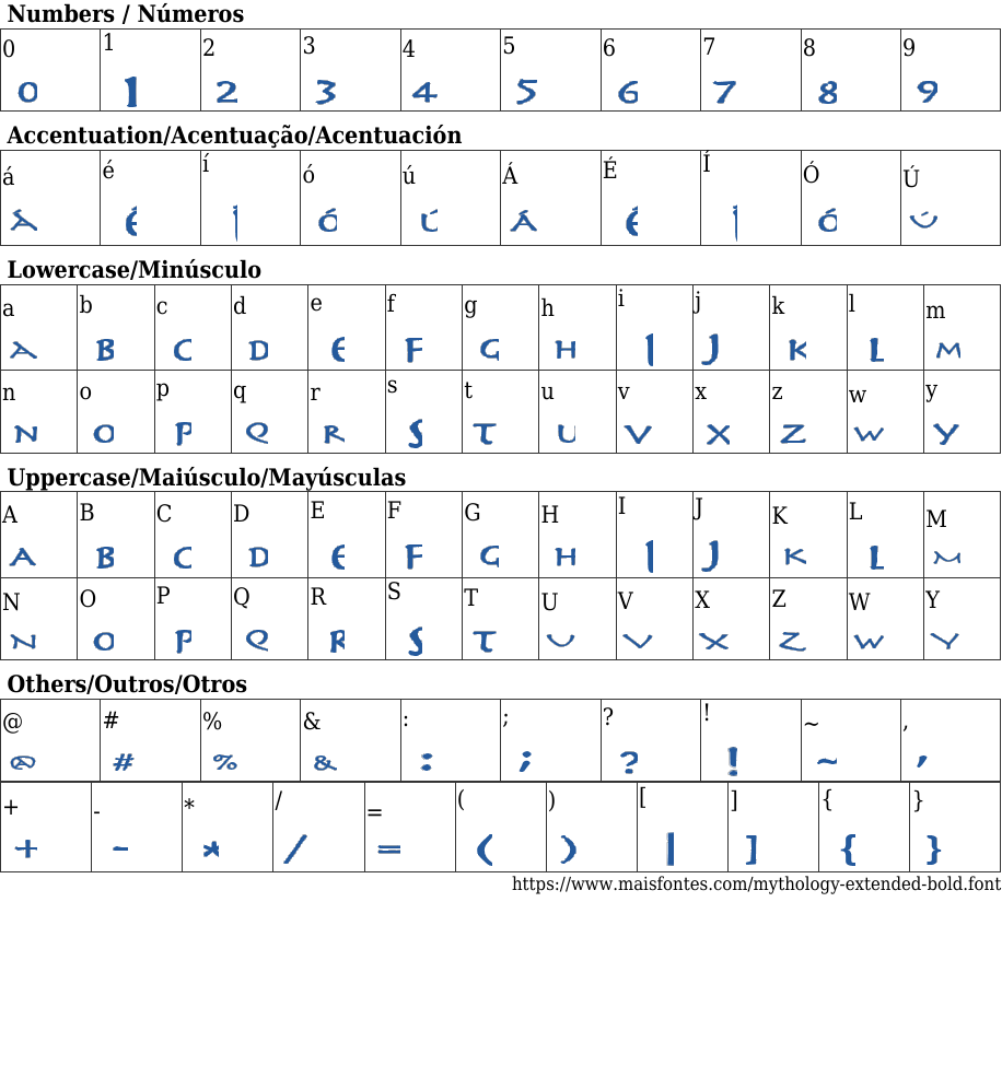 Mythology Extended Bold: Free Font Download | MaisFontes