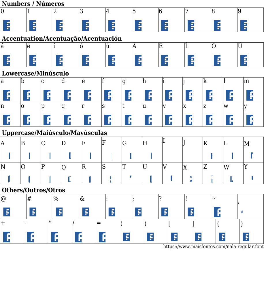 NALA Regular Font: Free Download | MaisFontes