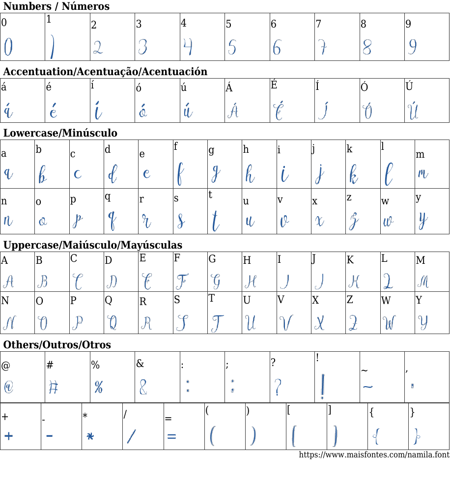 Namila Font: Free Download | MaisFontes