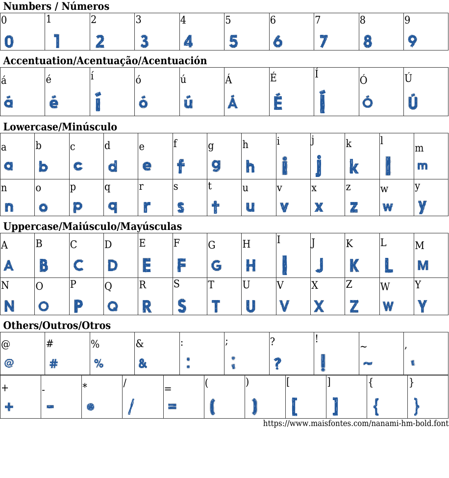Nanami HM Bold Font: Free Download | MaisFontes