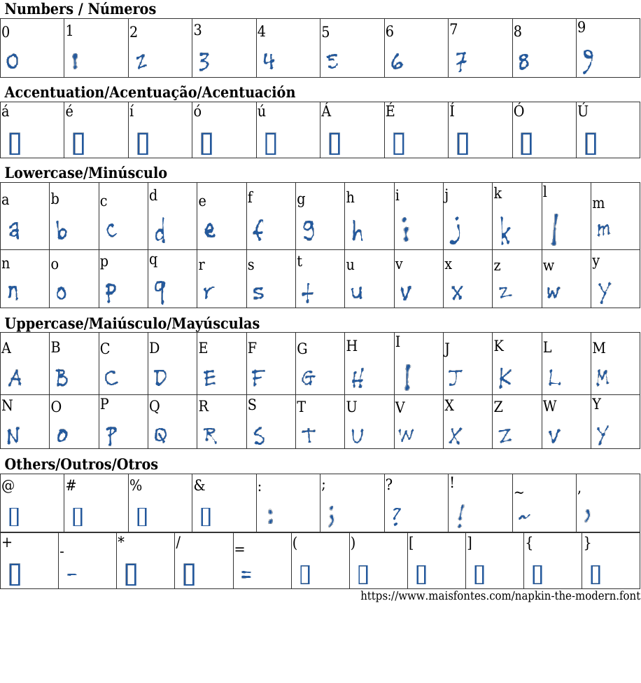 Napkin The Modern: Free Font Download | MaisFontes