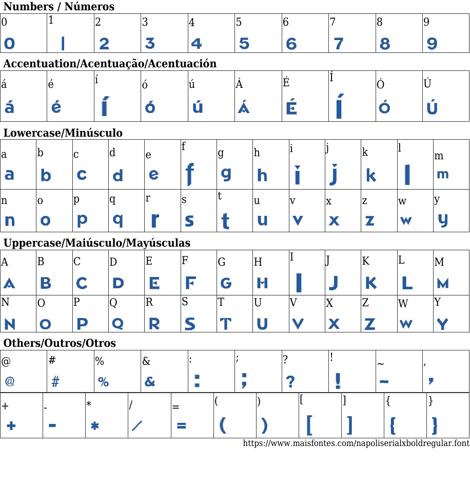 Napoli Serial Xbold: Free Font Download | MaisFontes