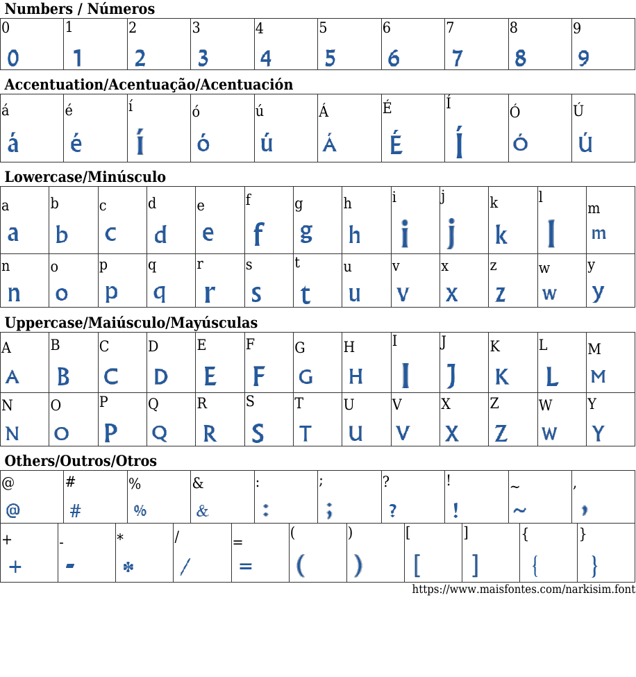 Narkisim font download | MaisFontes.com