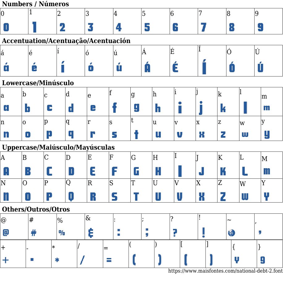 National Debt: Free Font Download | MaisFontes