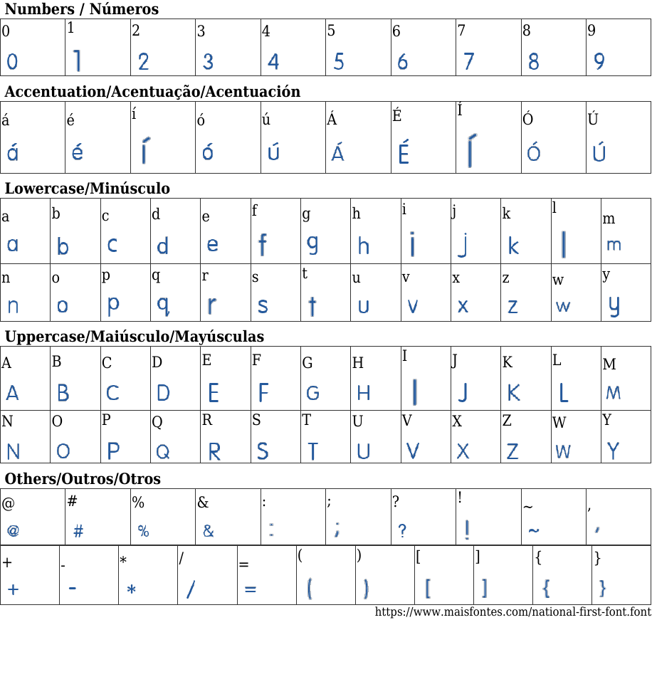 National First: Baixar Fonte Grátis | MaisFontes