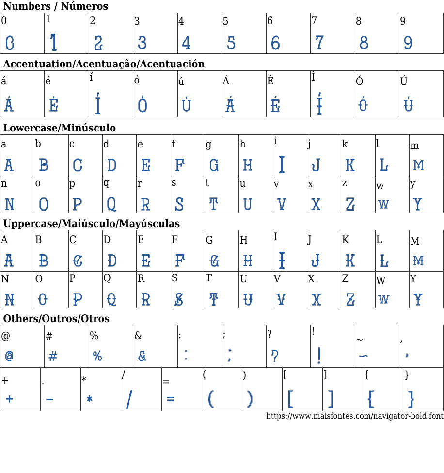 Navigator Bold: Free Font Download | MaisFontes