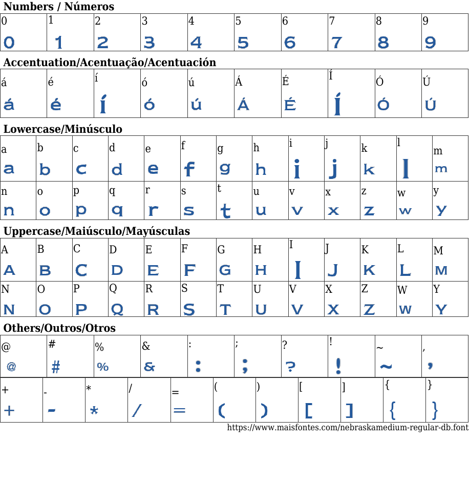Nebraska Medium Regular DB: Free Font Download | MaisFontes