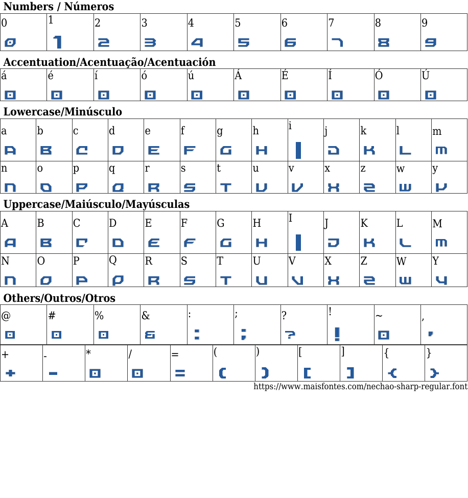 Nechao Sharp Regular: Baixar Fonte Grátis | MaisFontes