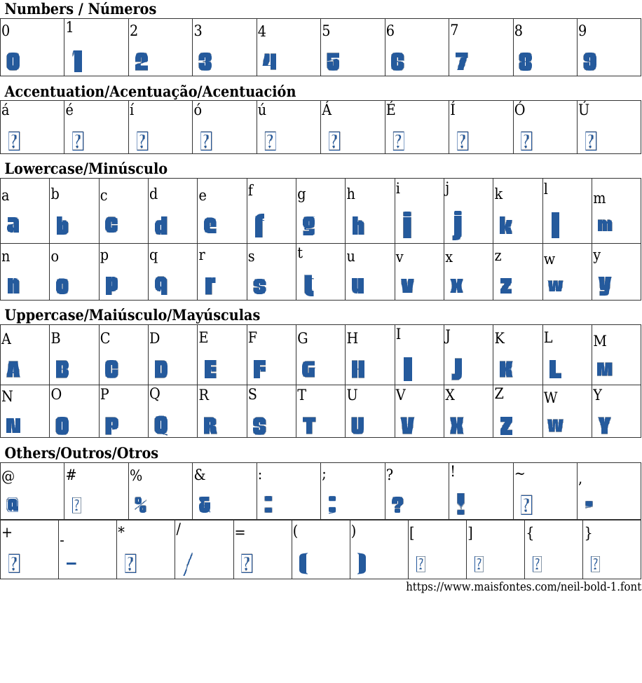 Neil Bold: Baixar Fonte Grátis | MaisFontes