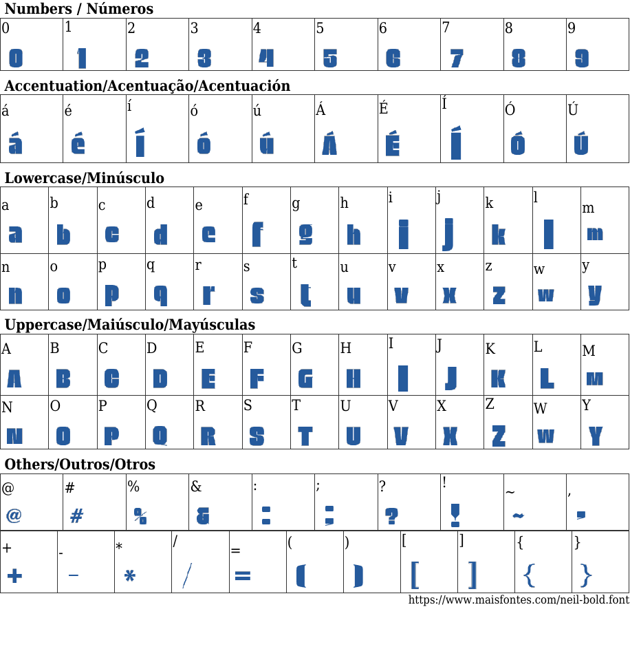 Neil Bold: Baixar Fonte Grátis | MaisFontes
