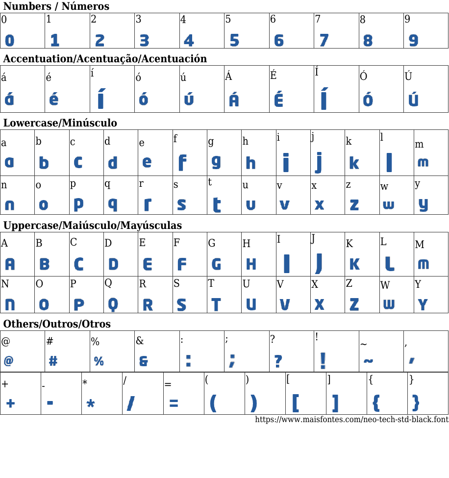 Neo Tech Std Black: Baixar Fonte Grátis | MaisFontes
