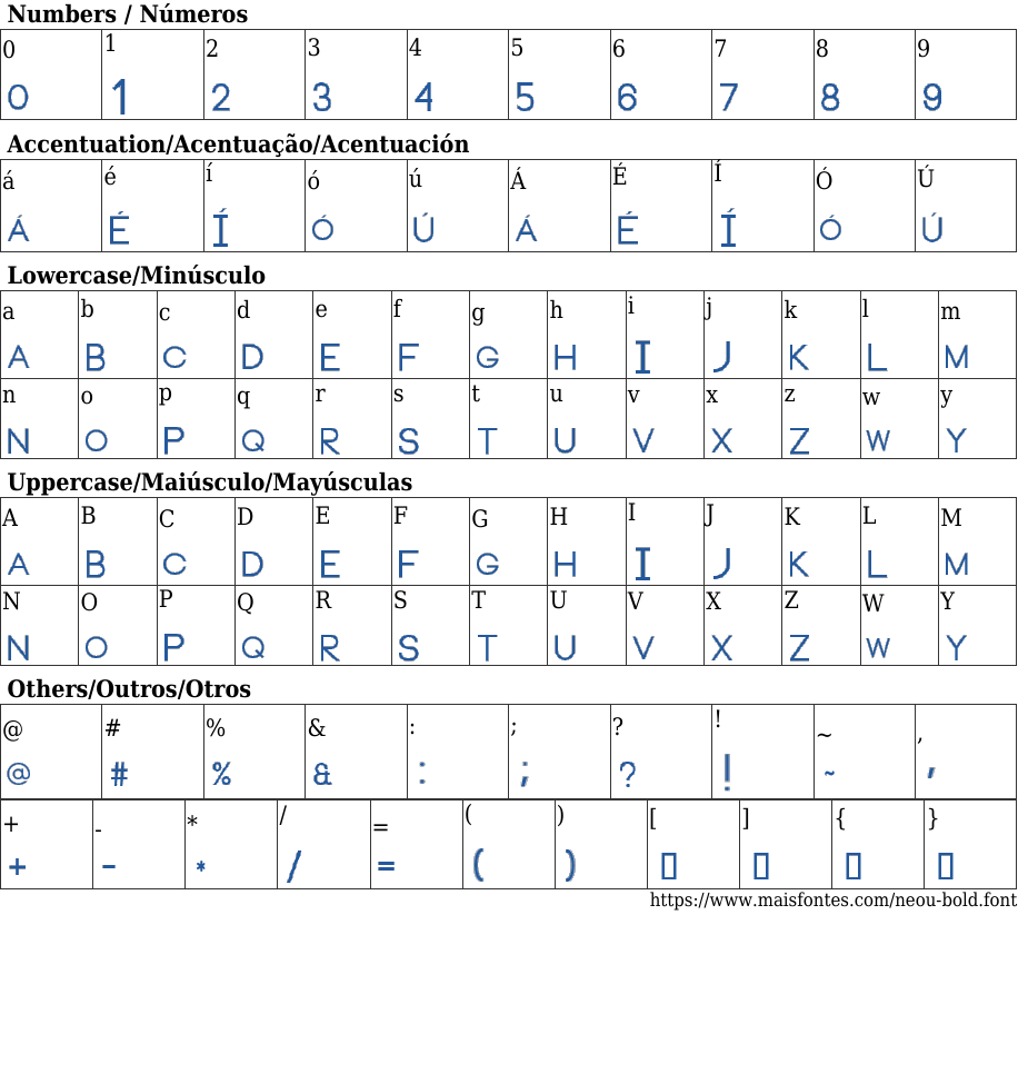 Neou Bold: Baixar Fonte Grátis | MaisFontes