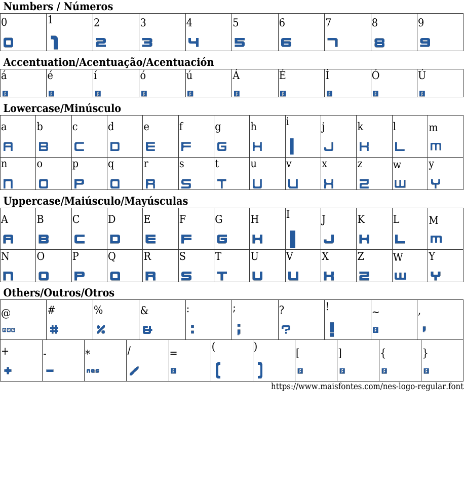 NES Logo Regular: Baixar Fonte Grátis | MaisFontes