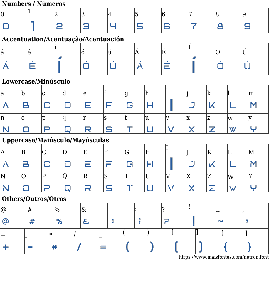 Netron: Free Font Download | MaisFontes