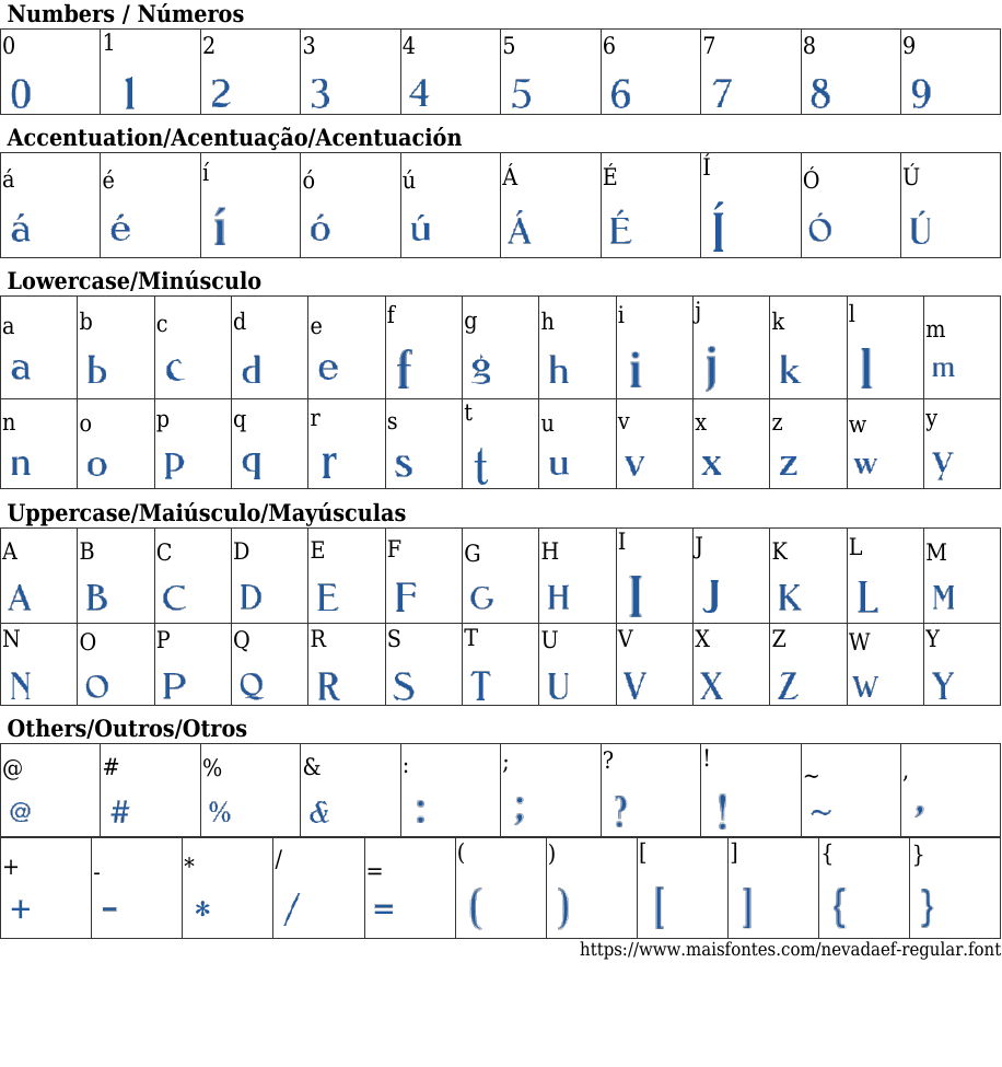 Nevada EF Regular: Free Font Download | MaisFontes