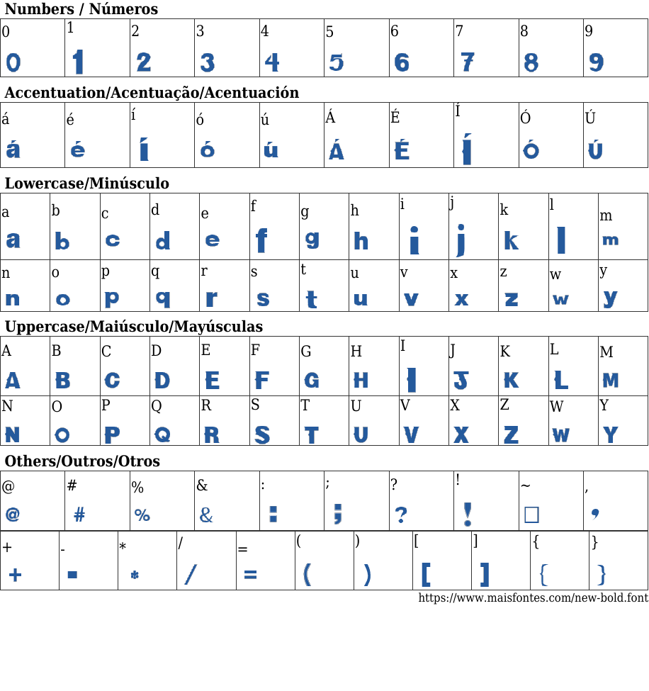 New Bold: Download Free Font | MaisFontes