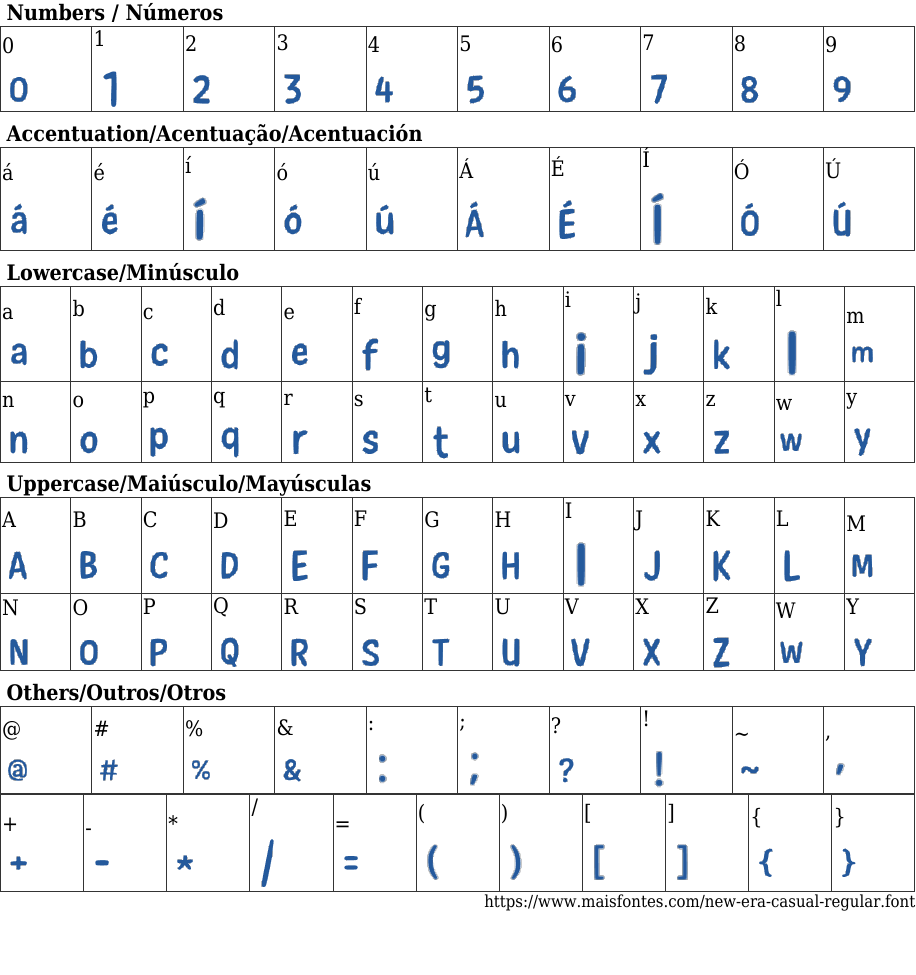 New Era Casual Regular Font: Free Download | MaisFontes