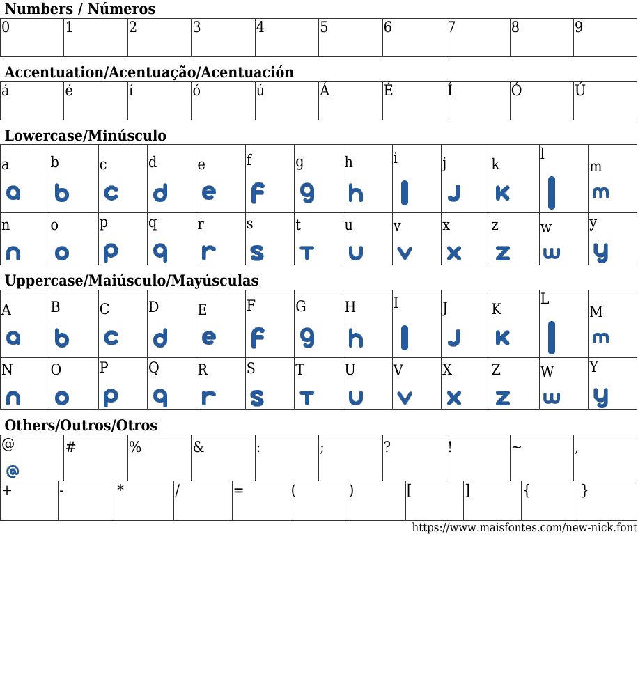 New Nick Font: Free Download | MaisFontes