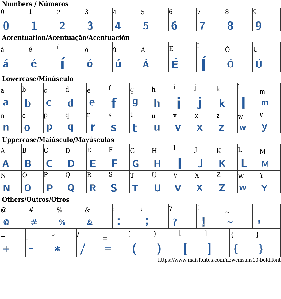 New Computer Modern Sans 10 Bold: Free Font Download | MaisFontes
