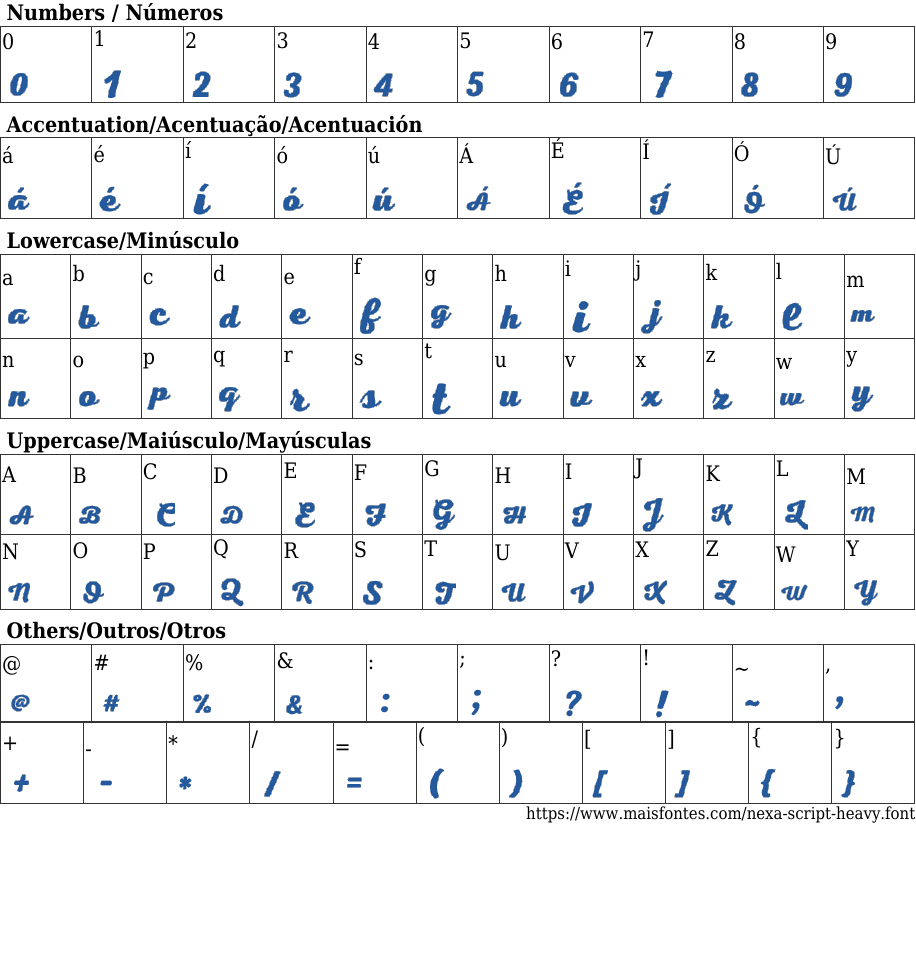 Nexa Script Heavy: Baixar Fonte Grátis | MaisFontes