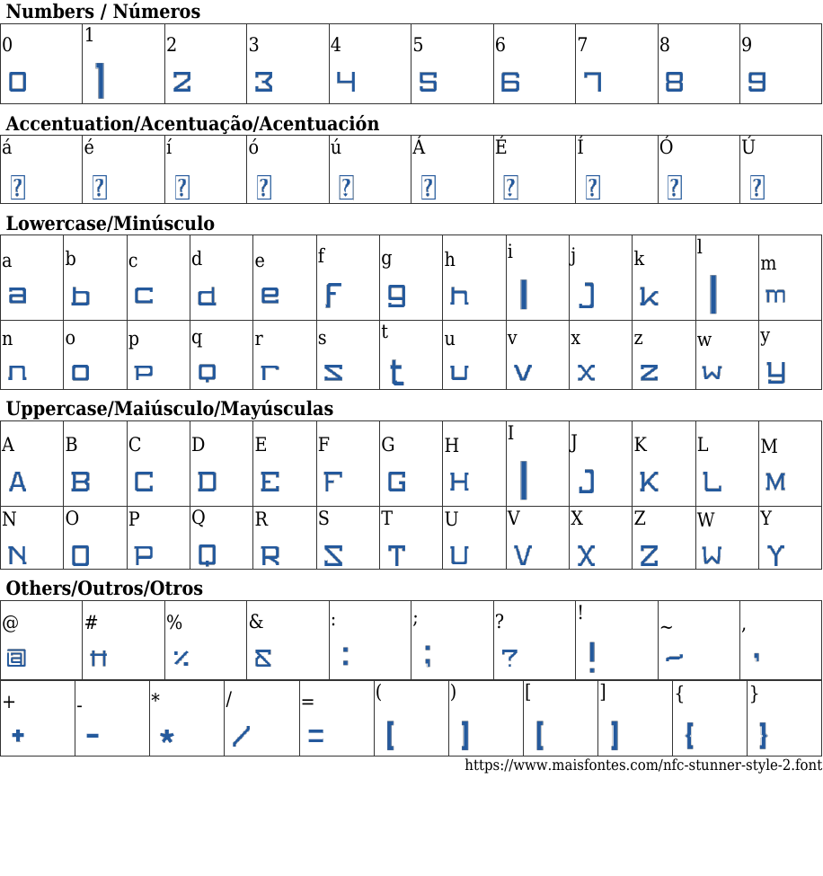 NFC Stunner Style 2: Free Font Download | MaisFontes