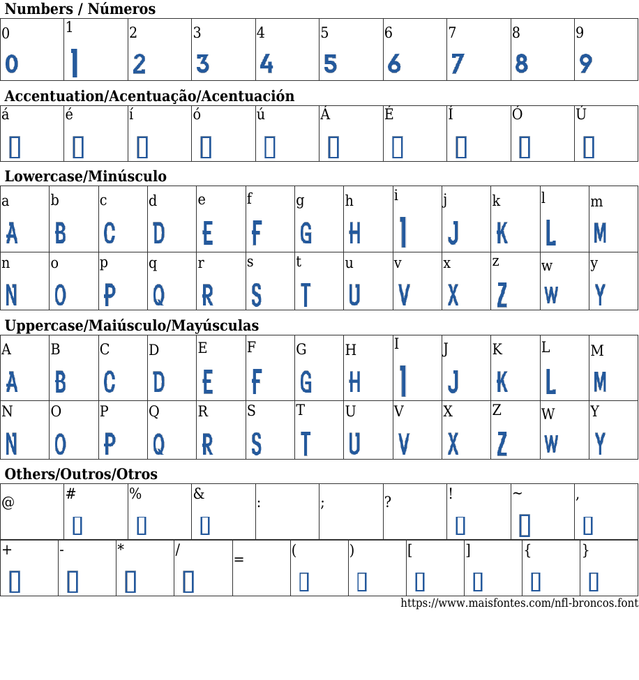 NFL Broncos: Free Font Download | MaisFontes