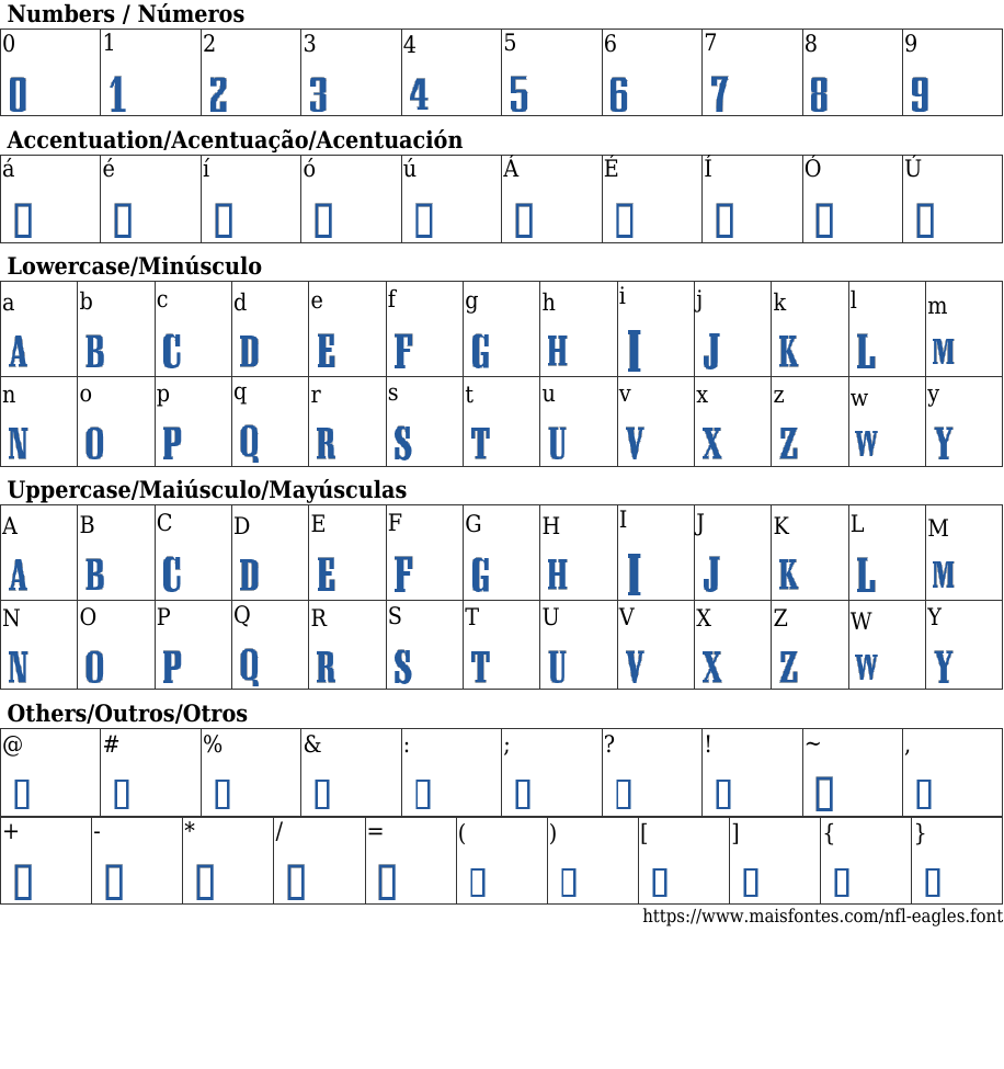 NFL Eagles: Free Font Download | MaisFontes