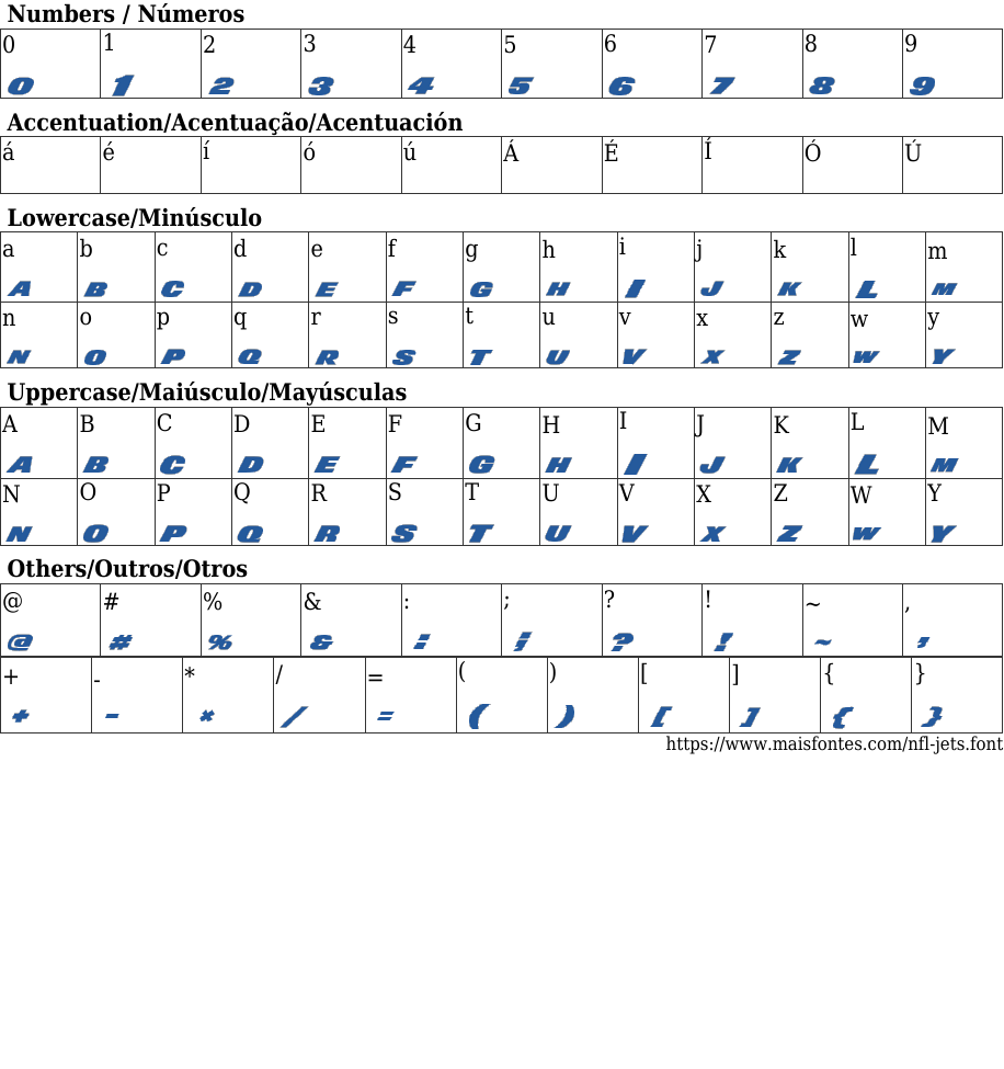 NFL Jets: Free Font Download | MaisFontes