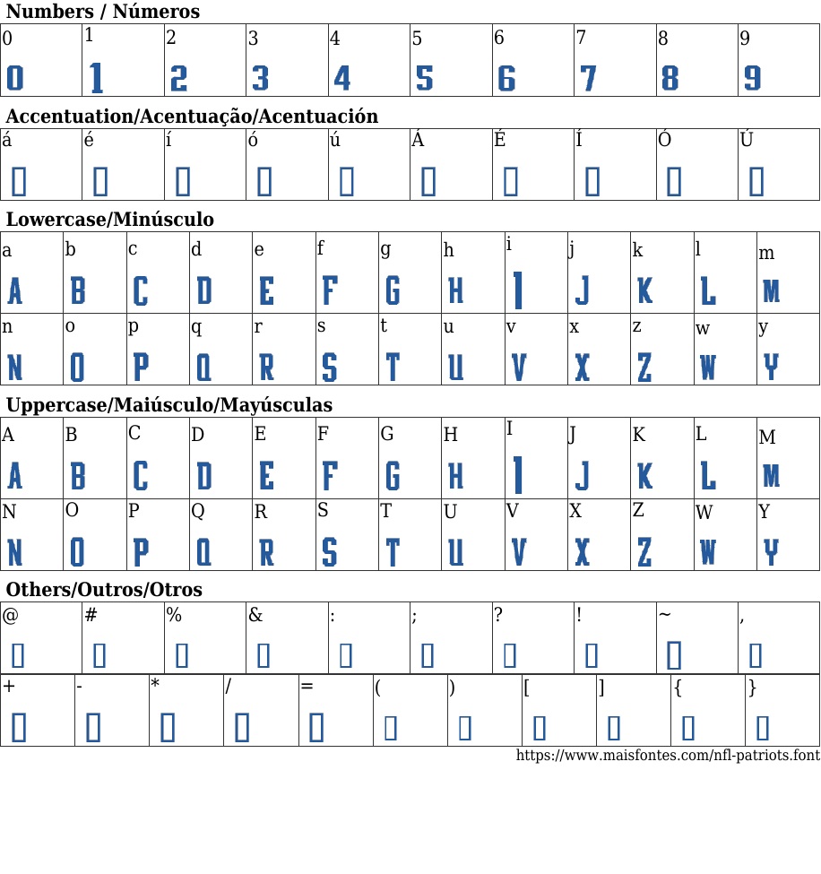 NFL Patriots: Free Font Download | MaisFontes