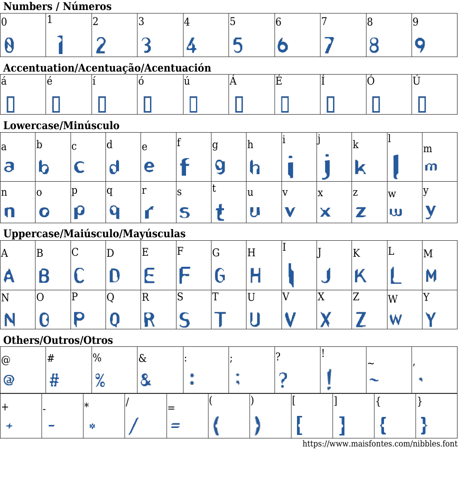 Nibbles: Free Font Download | MaisFontes