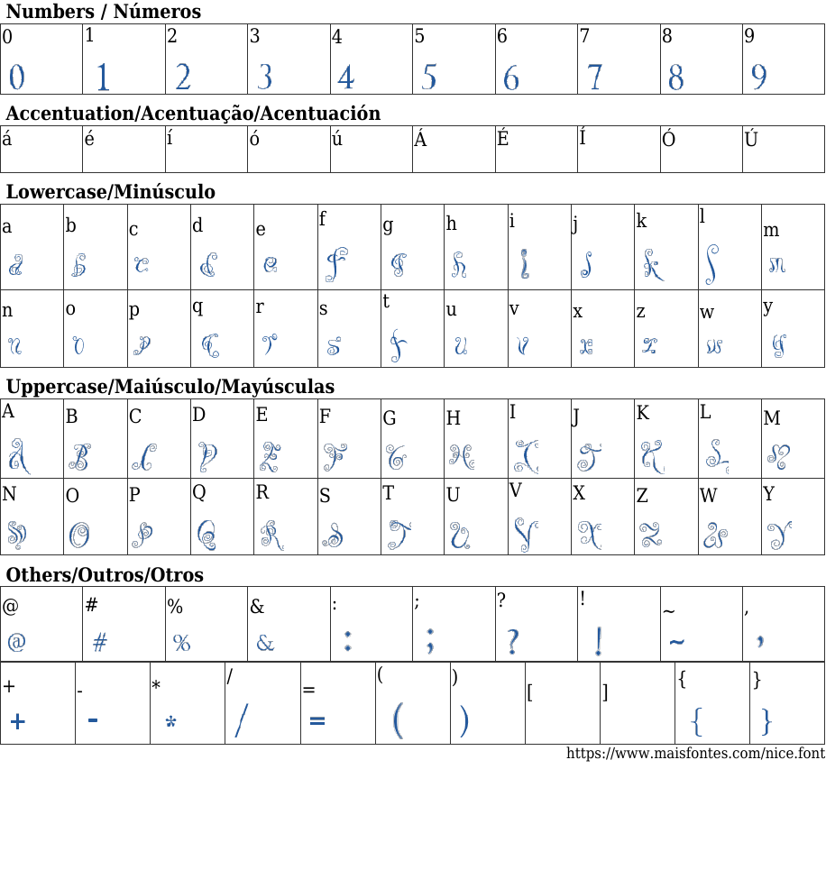 Nice: Free Font Download | MaisFontes