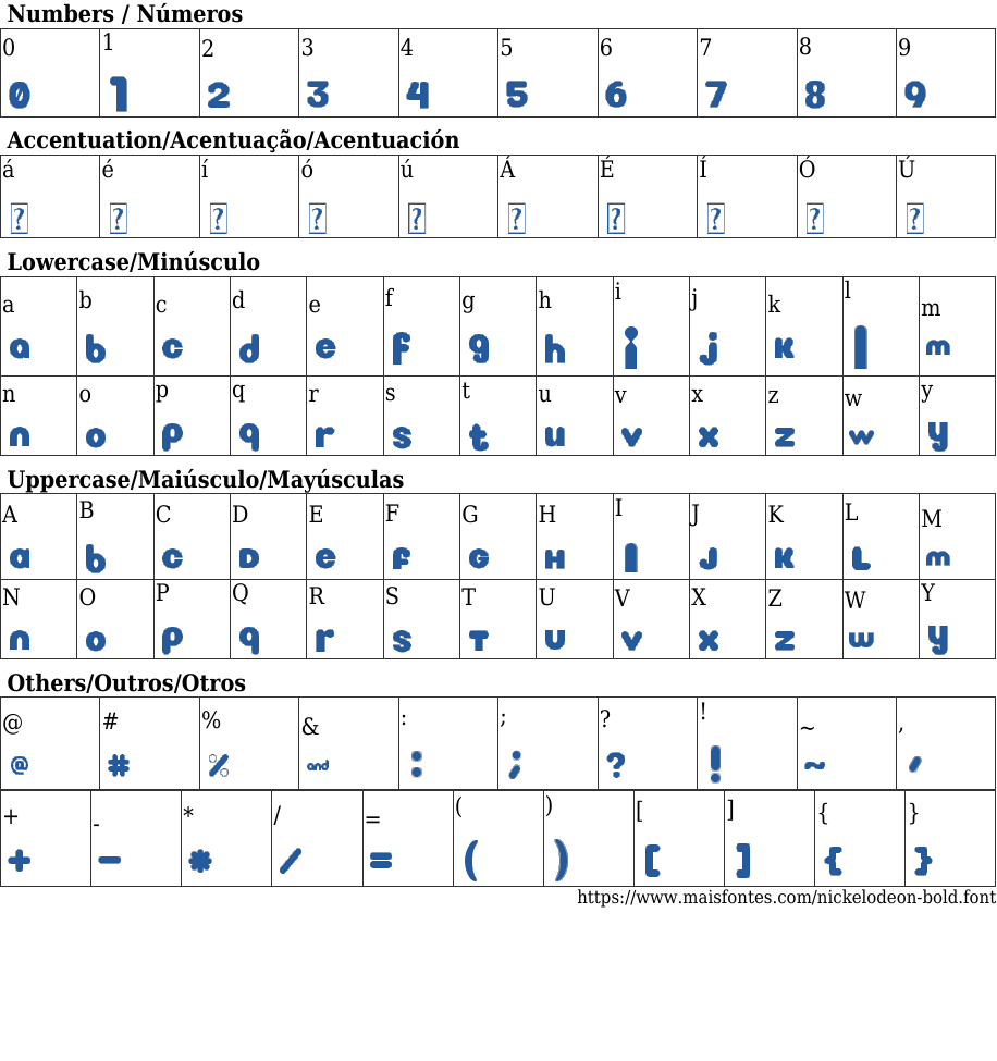 Nickelodeon Bold: Free Font Download | MaisFontes