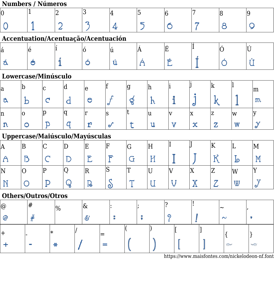 Nickelodeon NF: Free Font Download | MaisFontes
