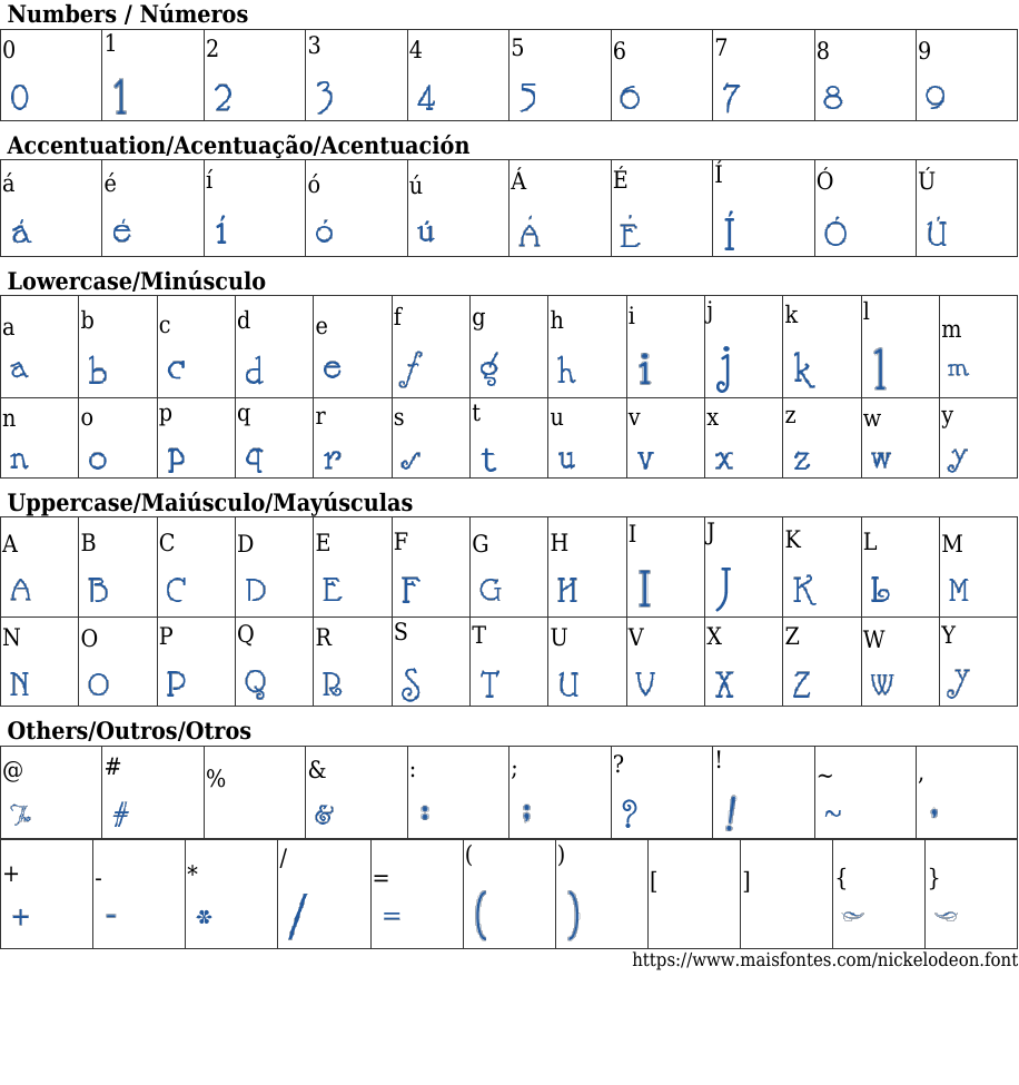 Nickelodeon: Free Font Download | MaisFontes